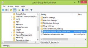 Specify a custom active power plan and force Windows to use it | DataOne