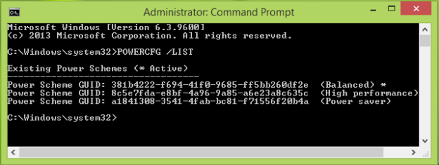 Specify a custom active power plan and force Windows to use it | DataOne