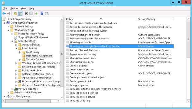 Allow non-administrators RDP Access to Domain Controller | DataOne Allow non-administrators RDP Access to Domain Controller | DataOne